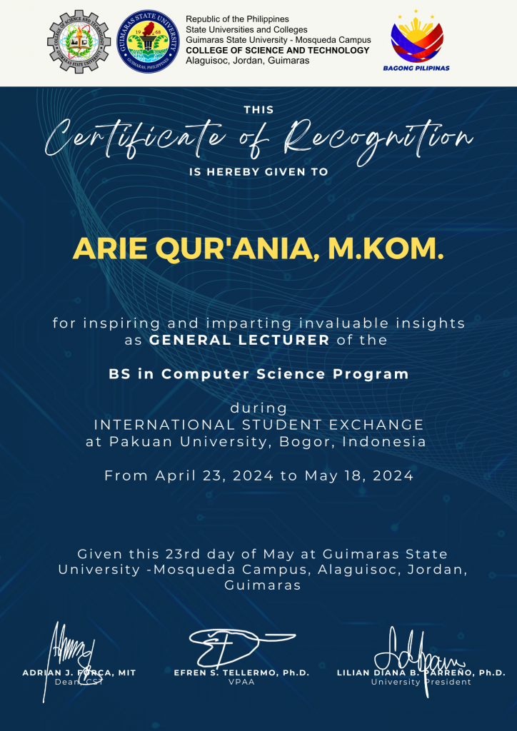 CST-CERT-202405-019 – College of Science and Technology